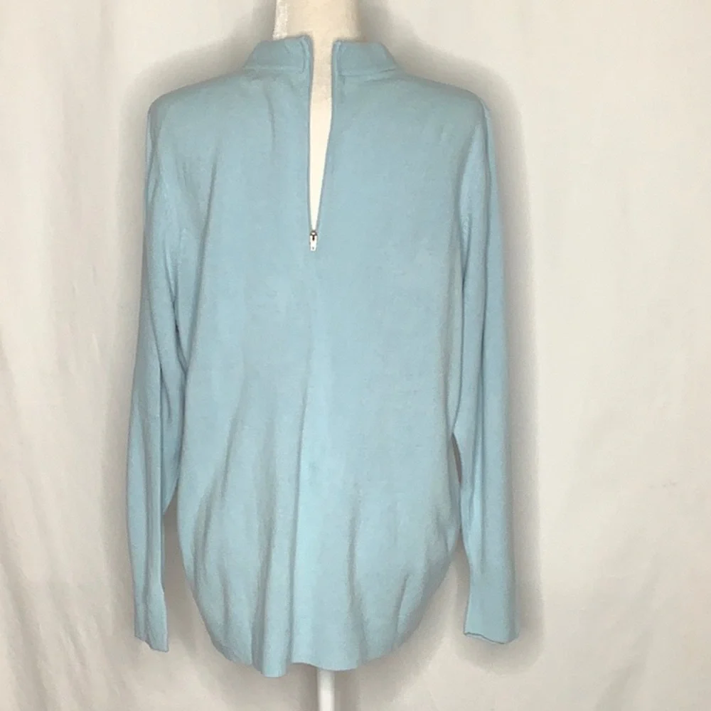 Soho Woman | Sweaters | Soho Woman Soft Blue Crewneck Sweater Size X ...